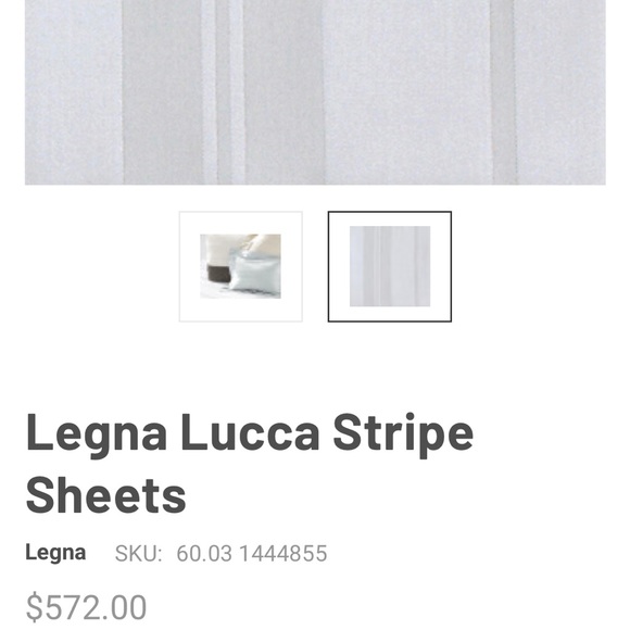 Legna | Bedding | Legna Lucca King 8x102 Stripe Sheets Offwhite | Poshmark